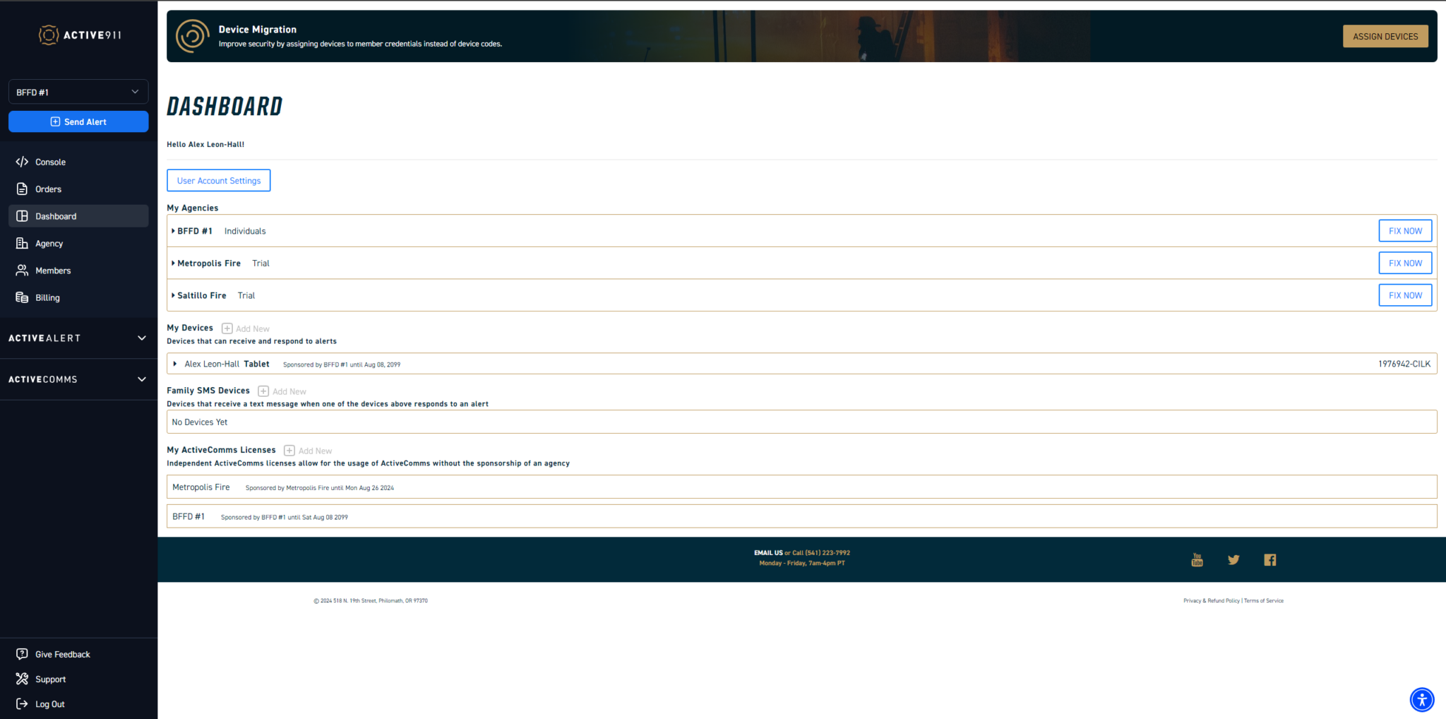 Walkthrough - Active911's Web Interface- Active911